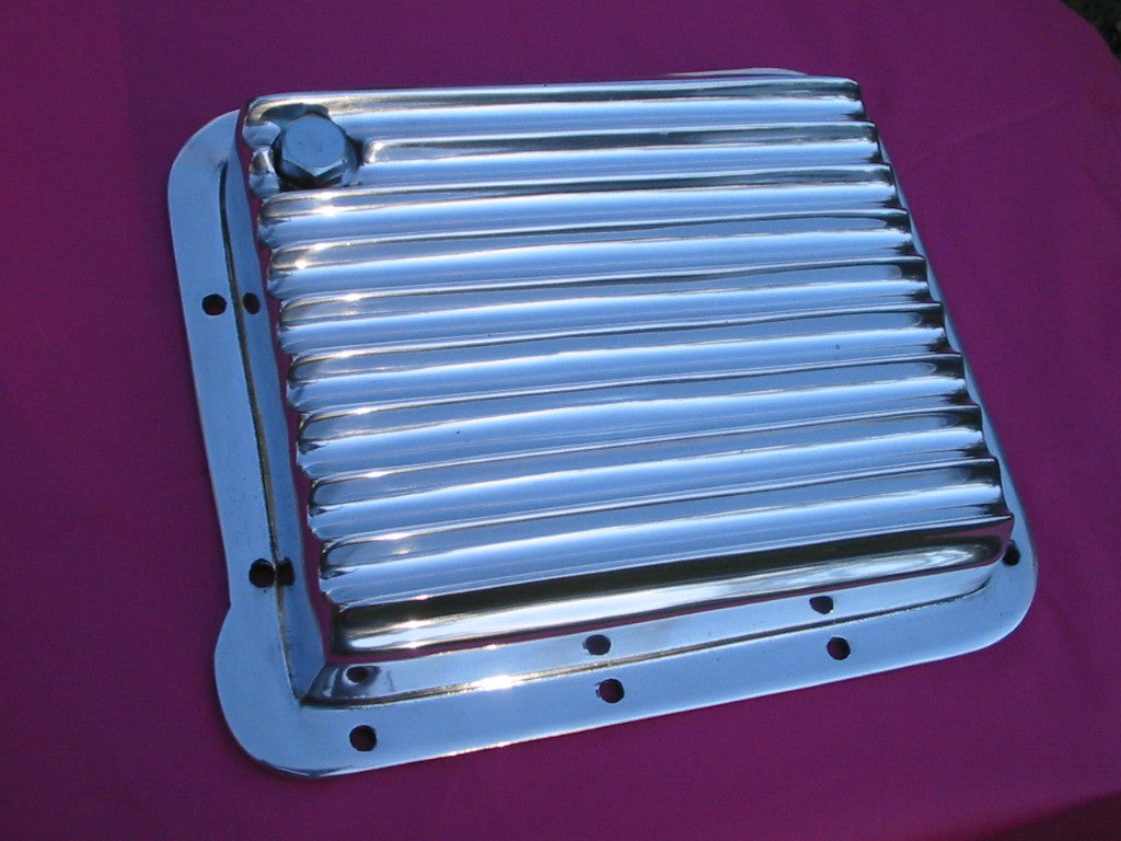 Ford C4 Transmission pan Polished Aluminium – Independent Retro Castings